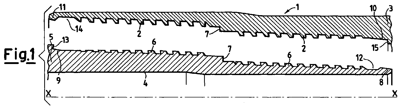 EP1030029A1 - Integral joint for the connection of two pipes - Google ...