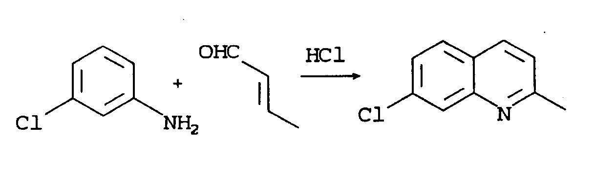 EP0537847A1 - Improved 7-chloroquinaldine synthesis - Google Patents