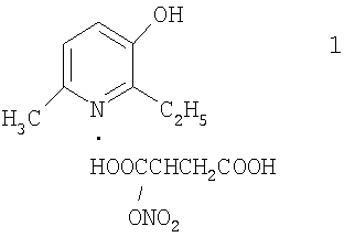 RU2394815C2 - Nitroxy-succinate 2-ethyl-6-methyl-3-oxypyridine ...