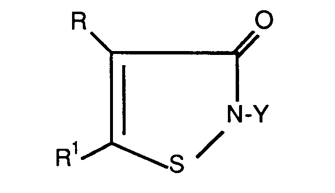 EP0490565A1 - Stabilization of water insoluble 3-Isothiazolones ...