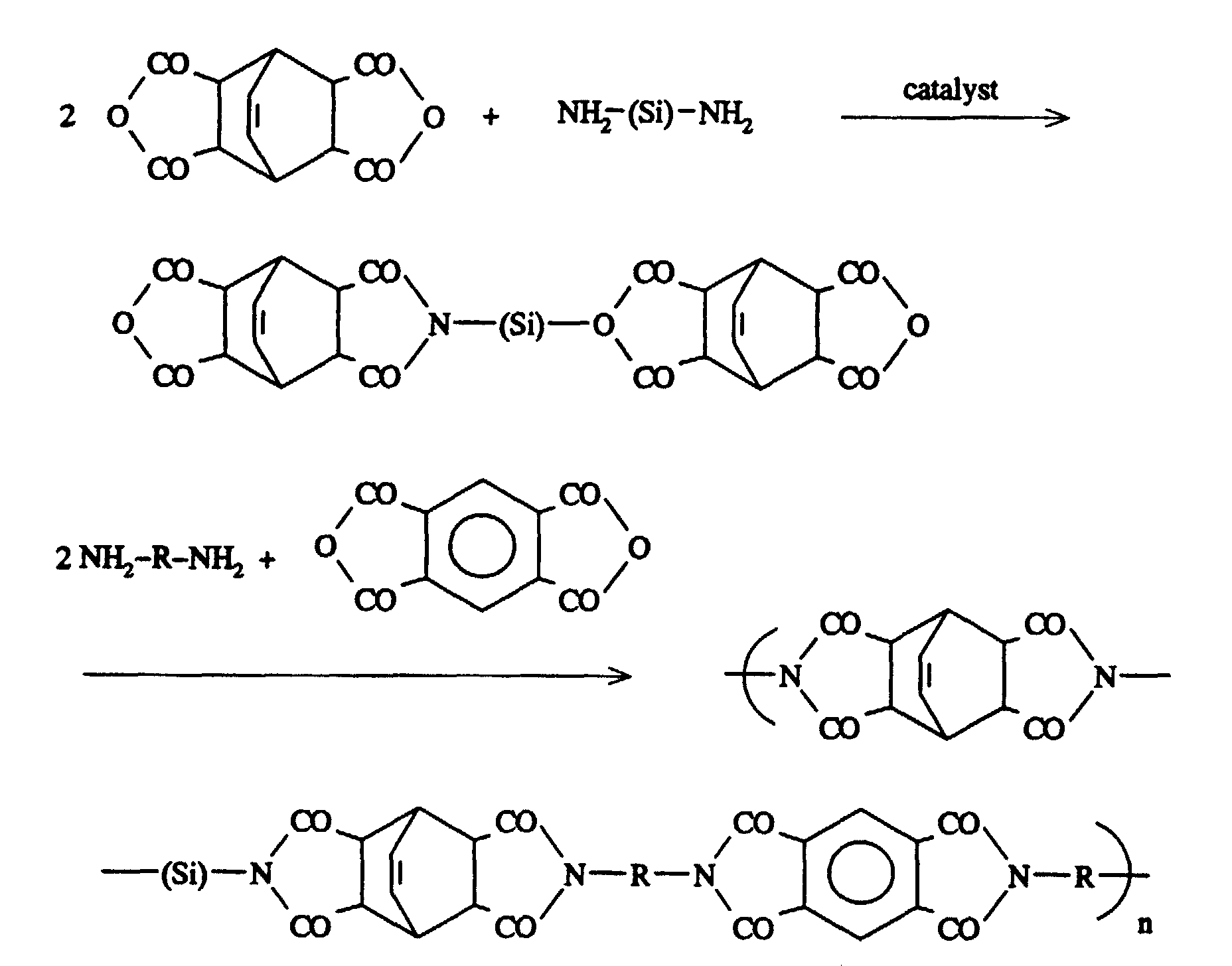 EP0604319B1 - Polyimide solution compositions and process for preparing ...