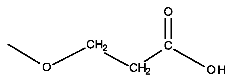 Glyceryl Ethanoate Structure
