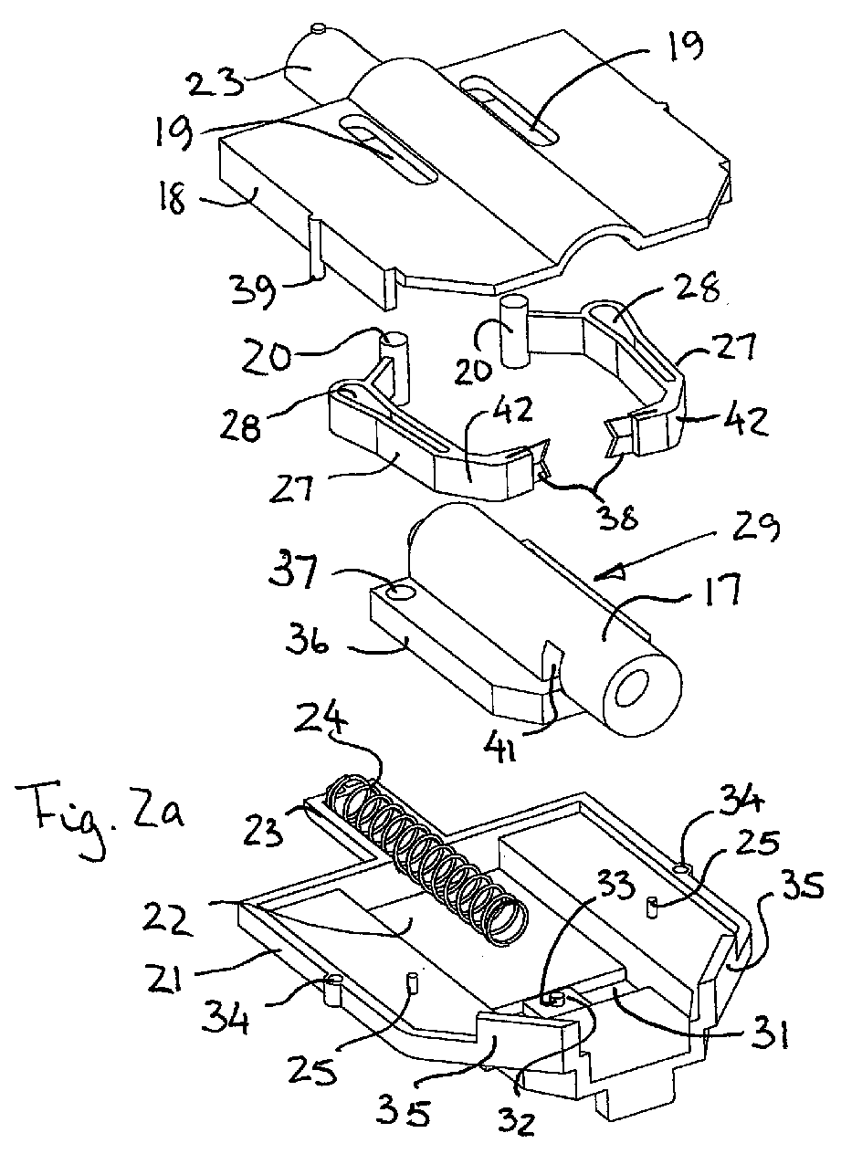 EP2295099A1 - Unit for safe unsheathing and re-sheathing of syringe ...