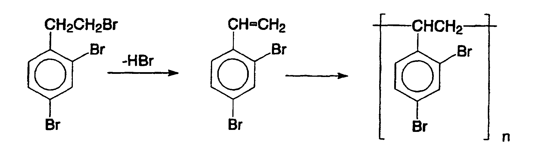 EP0906345B1 - Brominated polystyrene having improved thermal stability ...