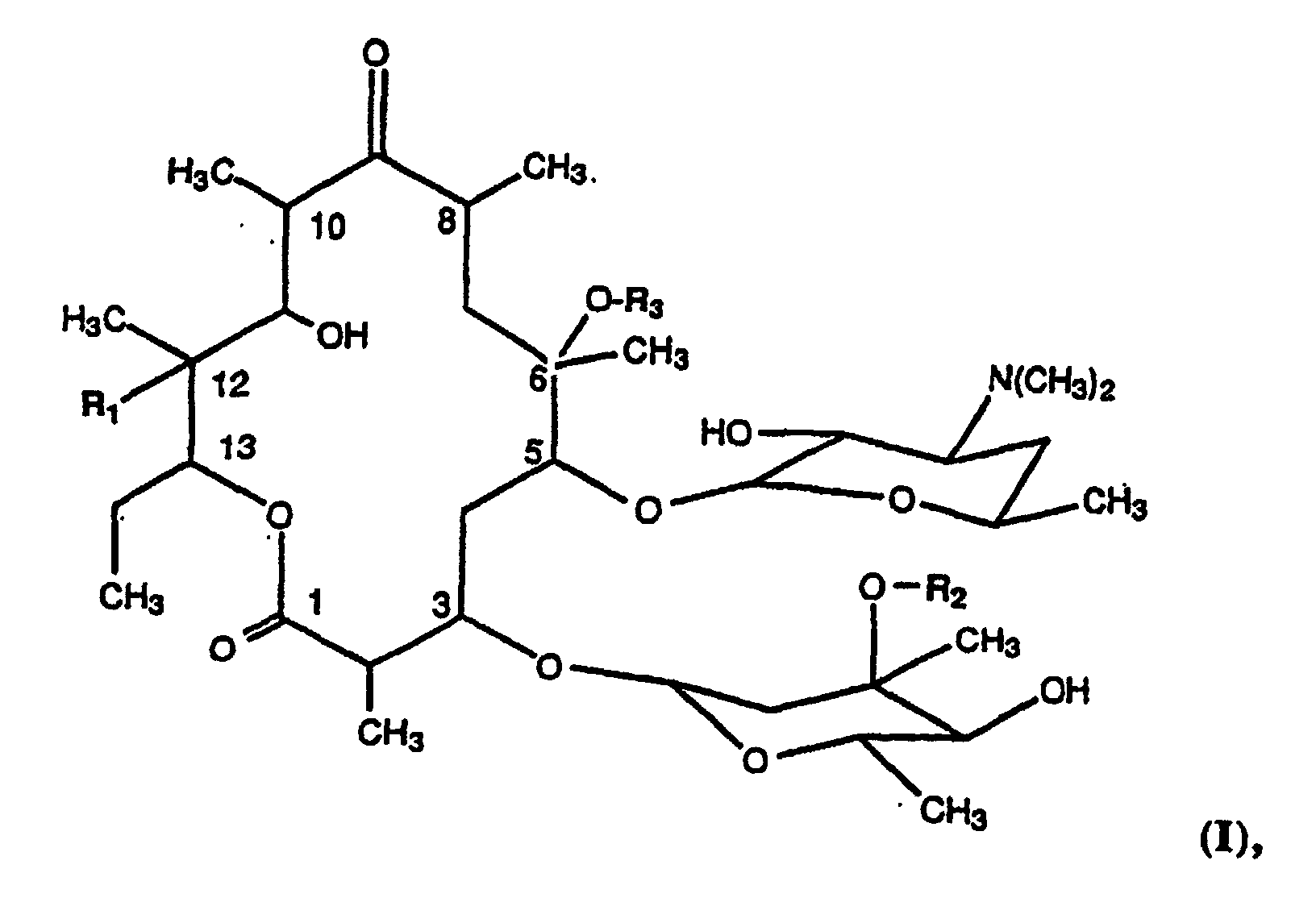 EP0858324B1 - Process for aqueous granulation of clarithromycin ...