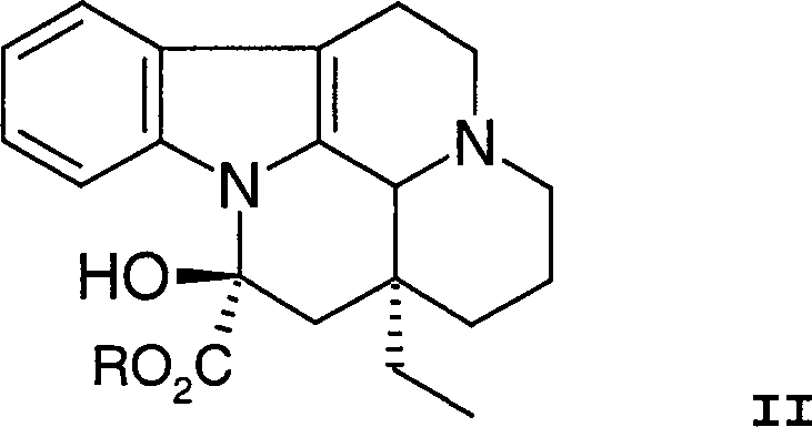 DE10311850A1 - Preparation of vinpocetin used as vasodilator and ...