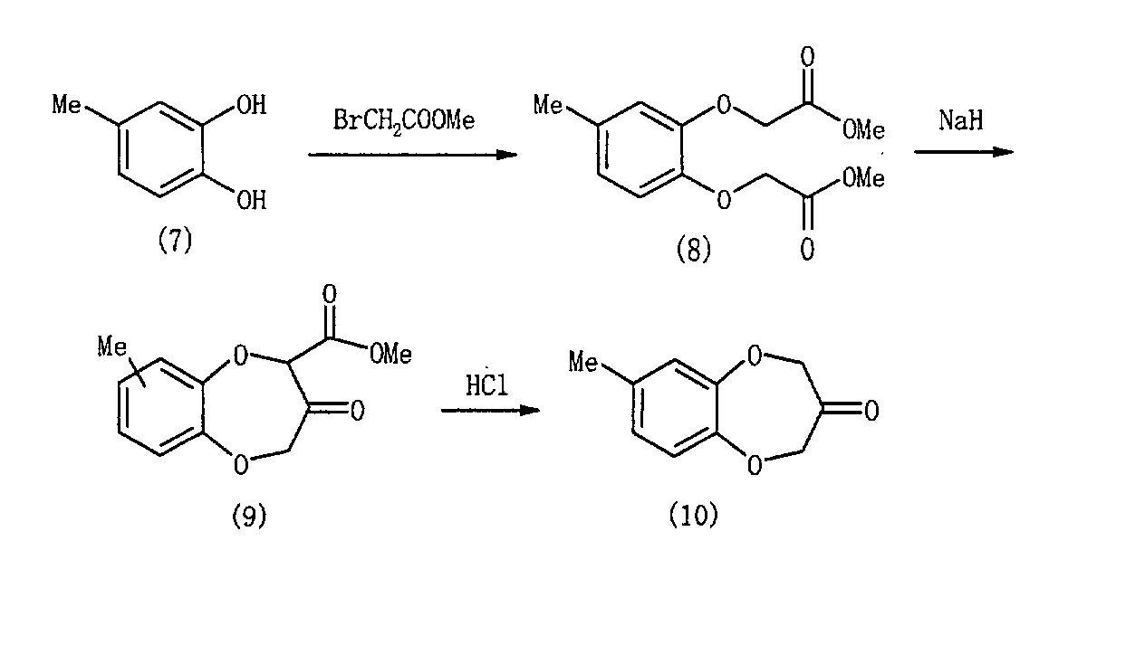 EP1405851A1 - Method for producing seven-membered diether compounds and ...