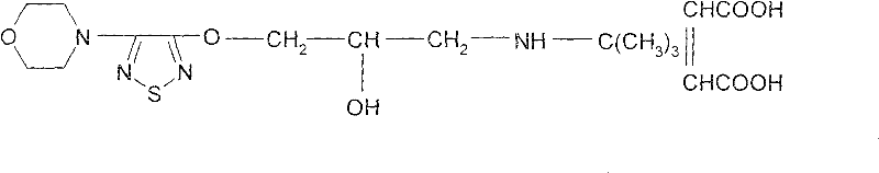 CN101774977A - Synthesis method of timolol maleate intermediates ...