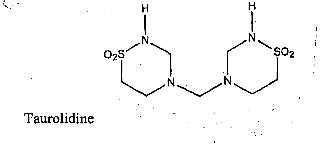 EP1797884B1 - Taurolidine or taurultam for use in the treatment of ...
