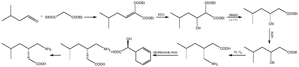 CN109232311B - Green and efficient synthesis method of pregabalin ...