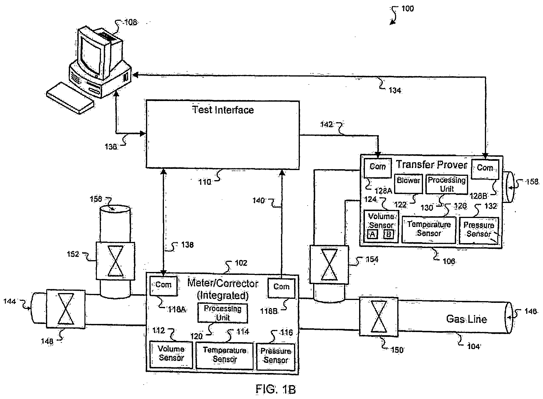 EP1785702A2 - Method and device for measuring gas meter and volume ...