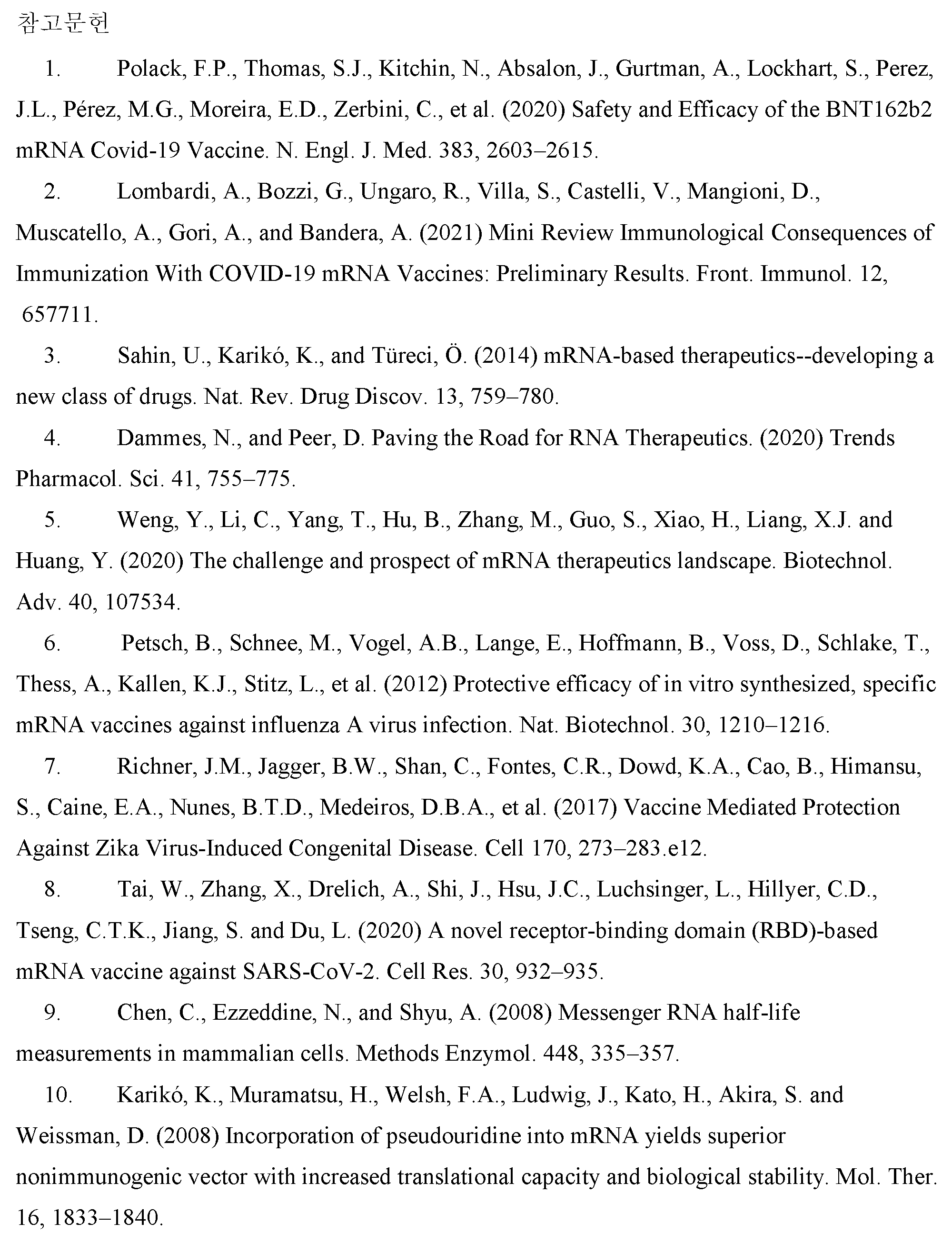KR20240021170A - 변형된 mRNA, 변형된 비-코딩 RNA, 및 그의 용도 - Google Patents