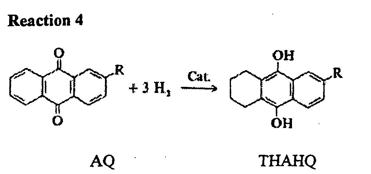 EP1261546B1 - Regeneration of a working solution in a hydrogen peroxide ...