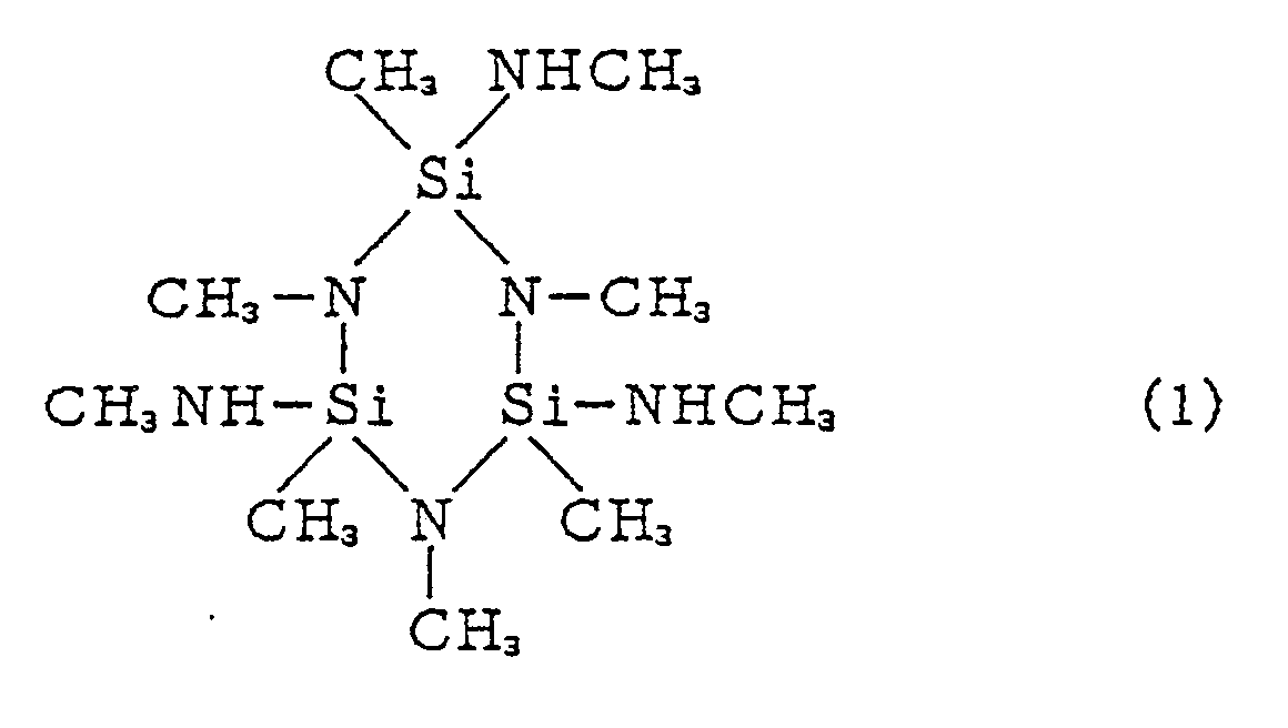 EP0409146A2 - Method and apparatus for preparing organic silazane ...