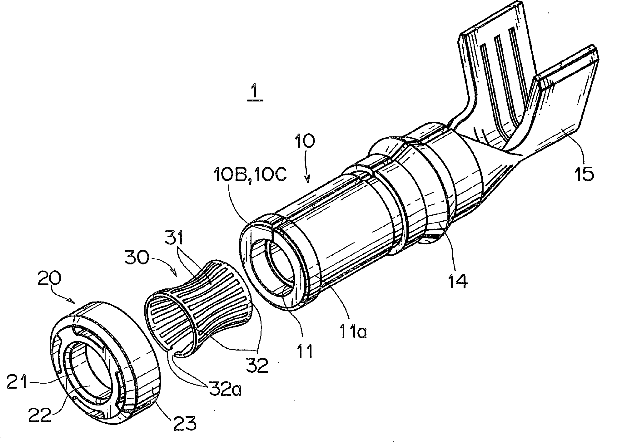 DE19943373B4 - Socket contact with lamellar spring contact, mounting ...