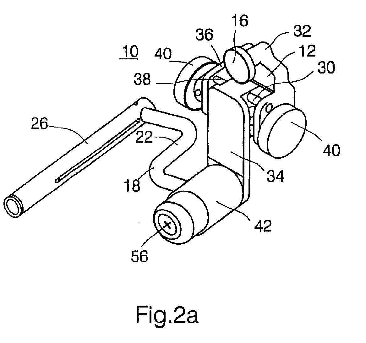 EP1043616A1 - Vision assist assembly for a single eye vision device ...