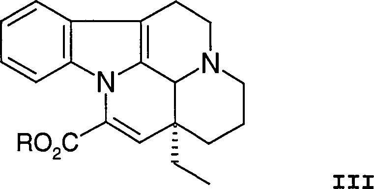 DE10311850A1 - Preparation of vinpocetin used as vasodilator and ...