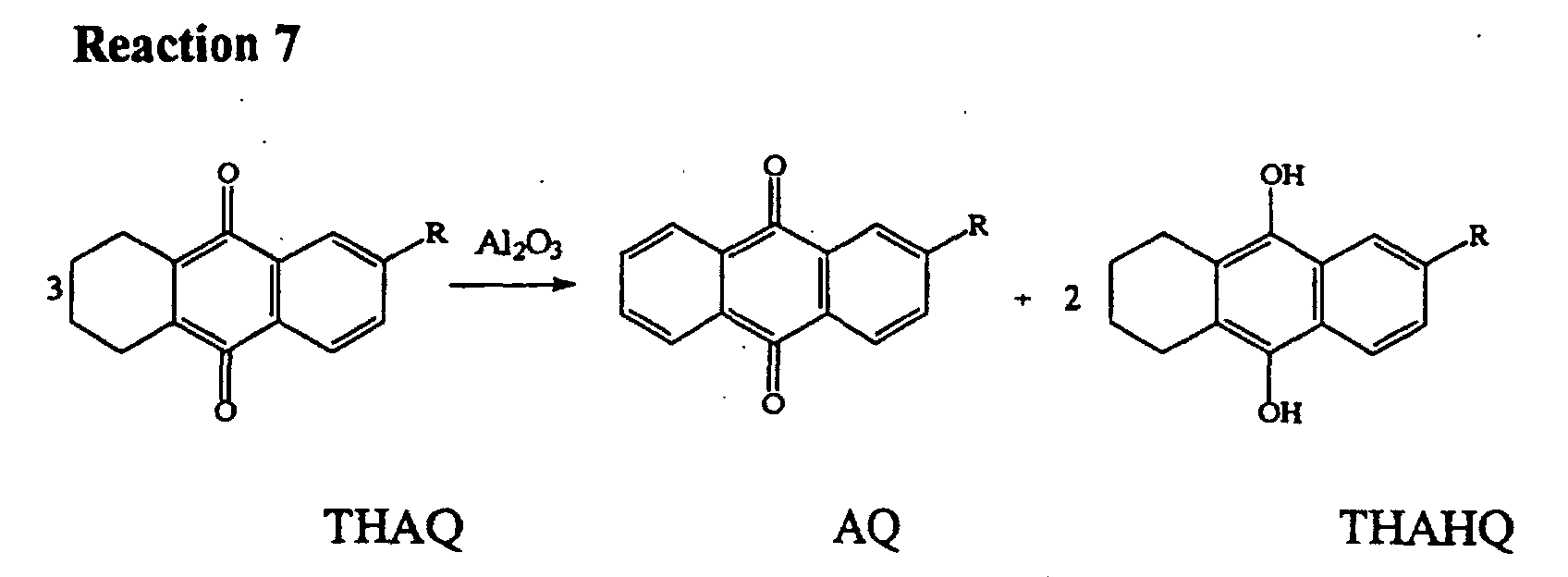 EP1261546B1 - Regeneration of a working solution in a hydrogen peroxide ...