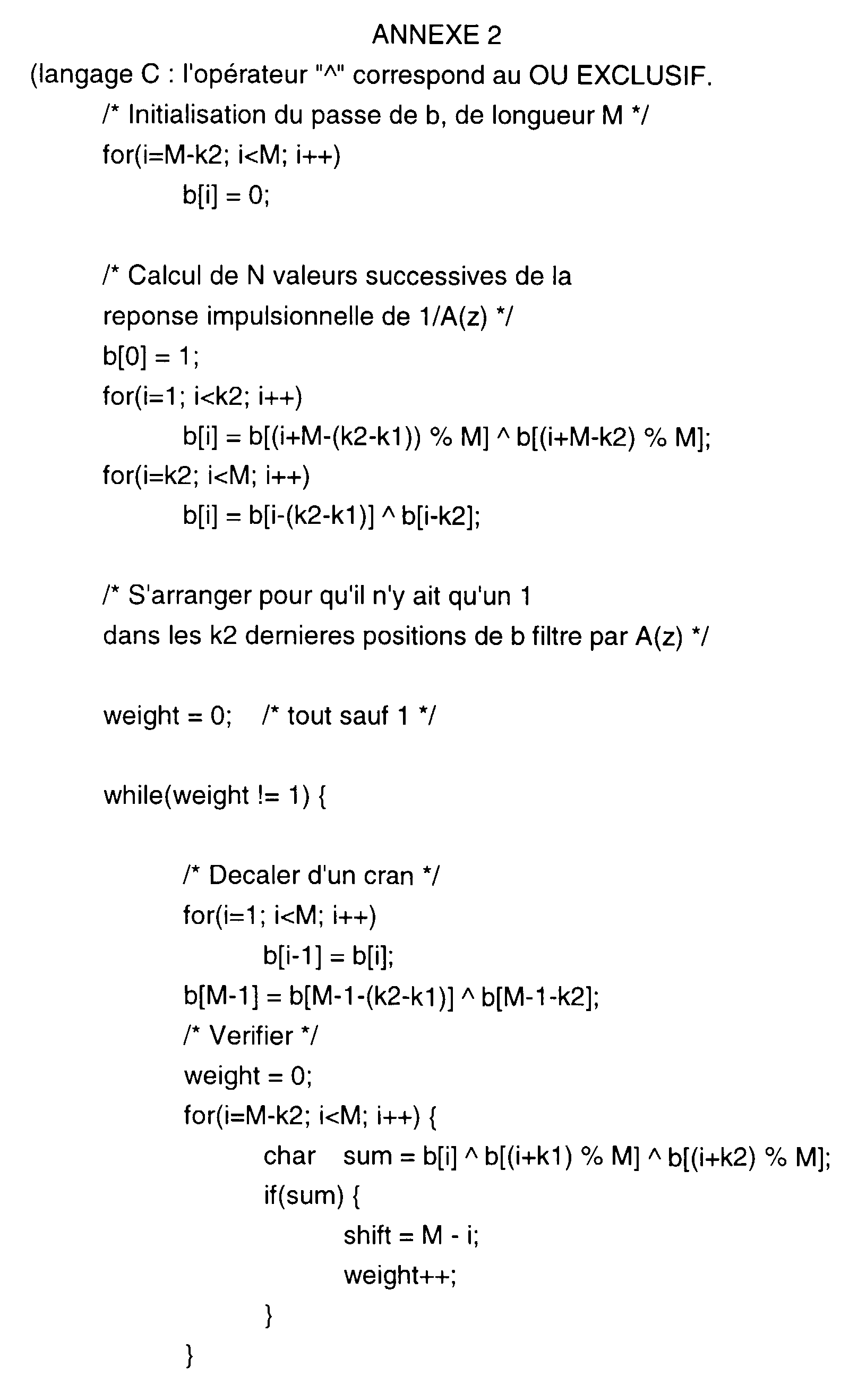 EP1093231A1 - Procédé de construction et de codage simple et ...