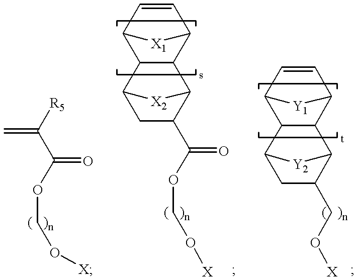 US6569599B2 - Partially crosslinked polymer for bilayer photoresist ...