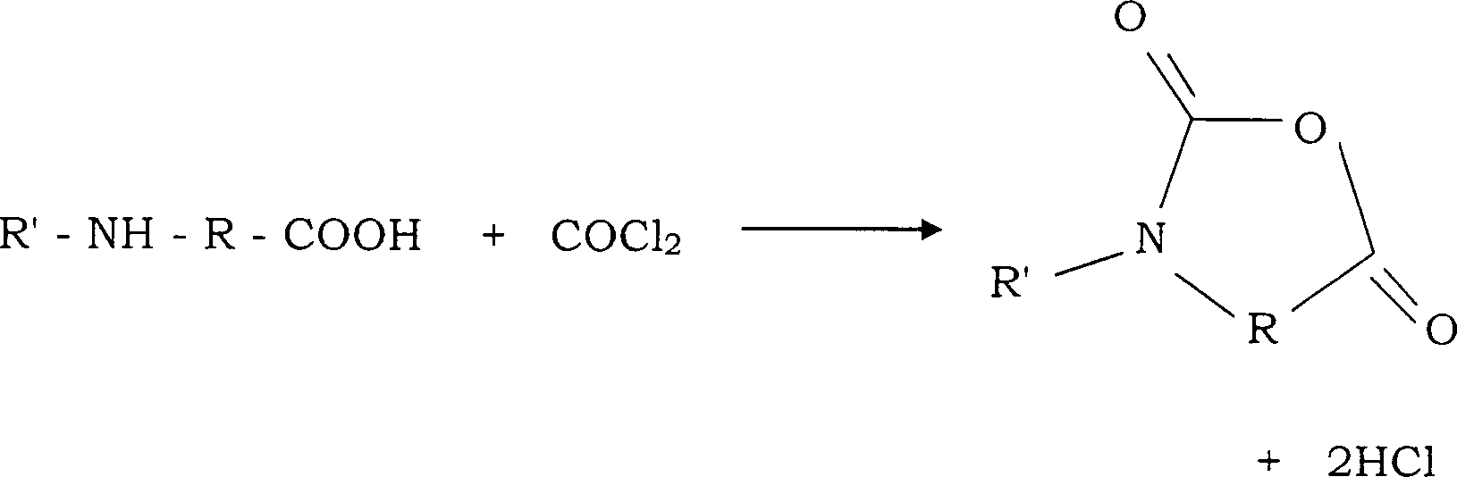 DE60103345T2 - Process for the preparation of N-carboxyanhydrides ...