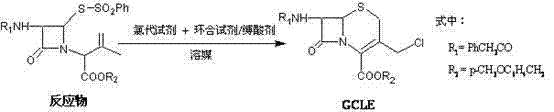 CN102344459A - Preparation method of cephalosporin intermediate GCLE ...