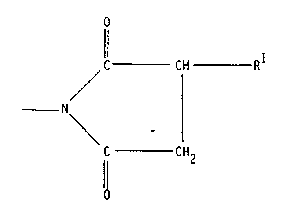 EP0447702A1 - Alkenyl succinimide reaction products - Google Patents