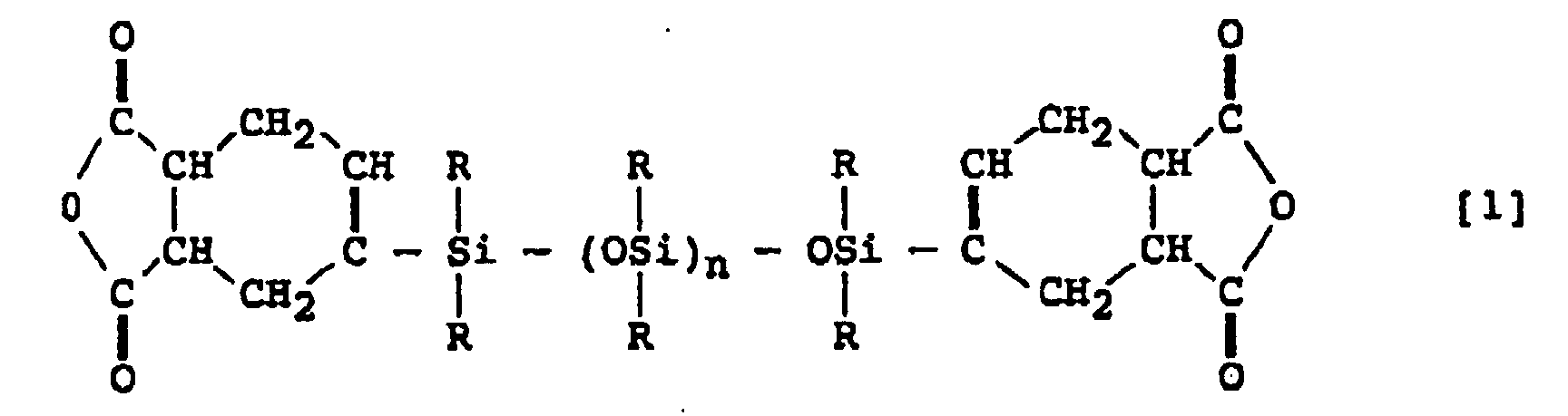 EP0444921B1 - Siloxane compound containing tetrahydrophthalic anhydride ...