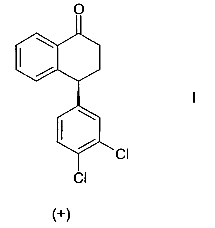 EP1059287A1 - Process for preparing sertraline from chiral tetralone ...