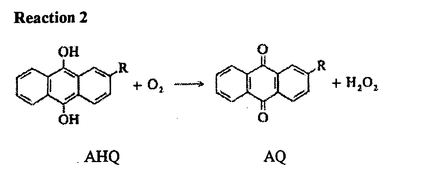 EP1261546B1 - Regeneration of a working solution in a hydrogen peroxide ...