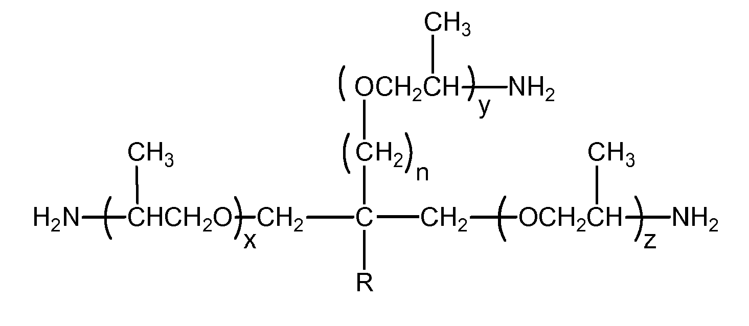EP1887038A1 - Rubber compounds containing polyoxyalkylene amines ...