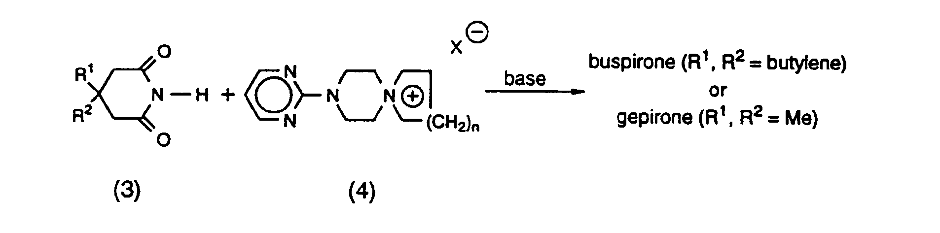 EP0680961A1 - Improved, large-scale process for azapirone synthesis ...