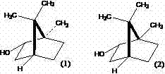 CN103739448A - Method for preparing high-purity borneol from camphor ...