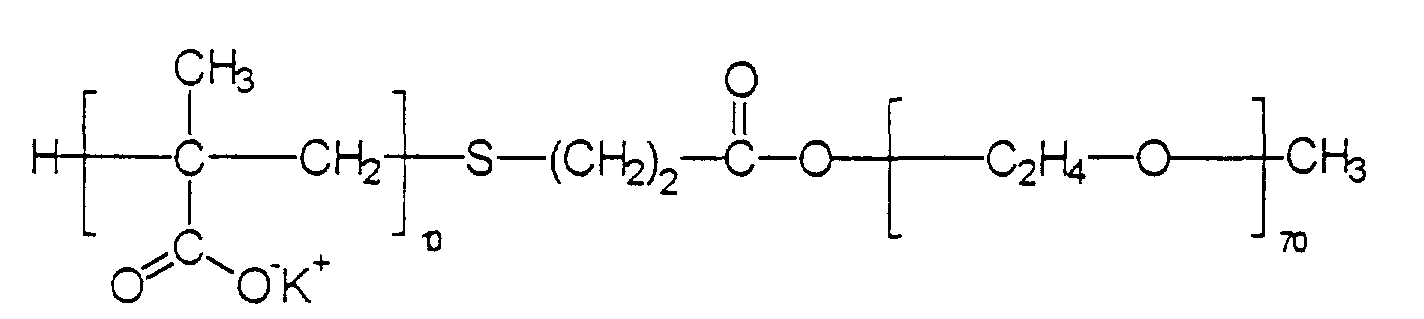 EP0859028B1 - Polymethacrylic acid -polyoxyalkylene block copolymer ...