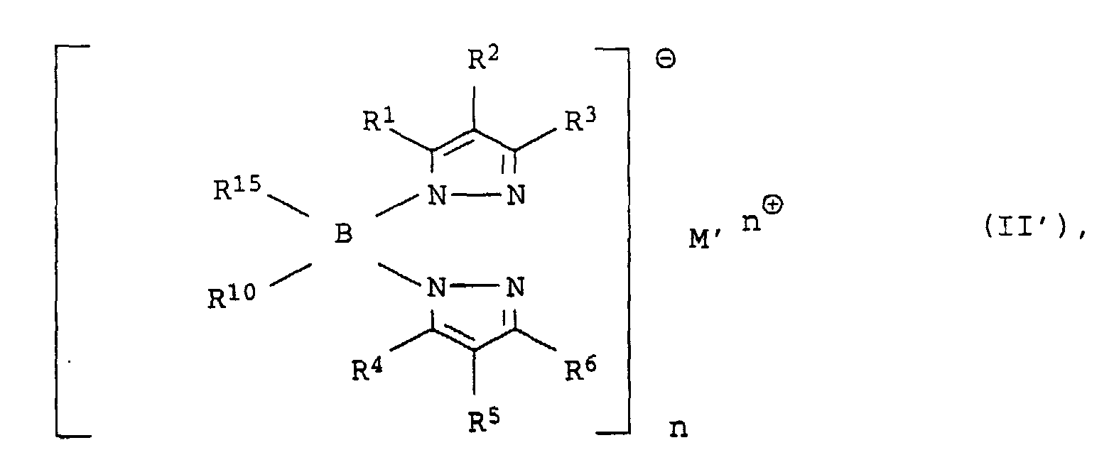 EP0876382B1 - Bis- and tris(pyrazolyl)borate metal complex catalysts ...