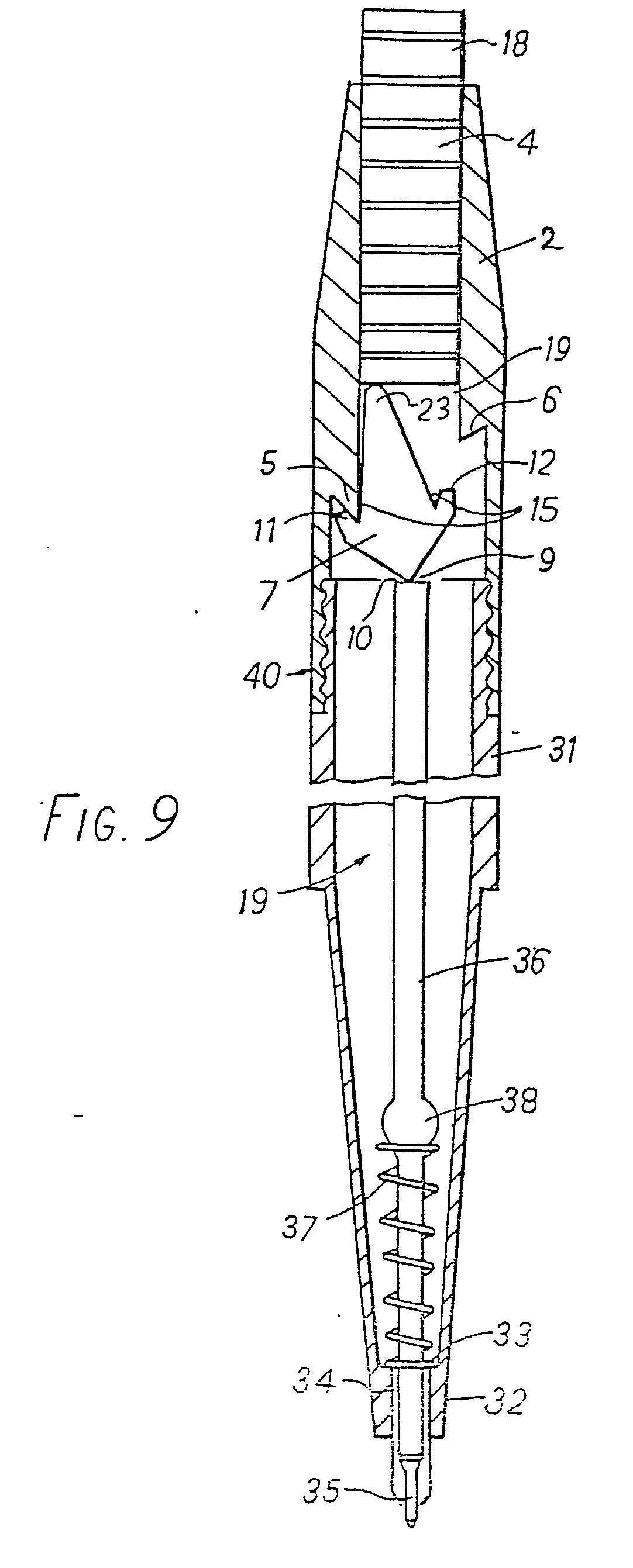 Patent EP0021801B1 - A retractable mechanism for a writing element ...