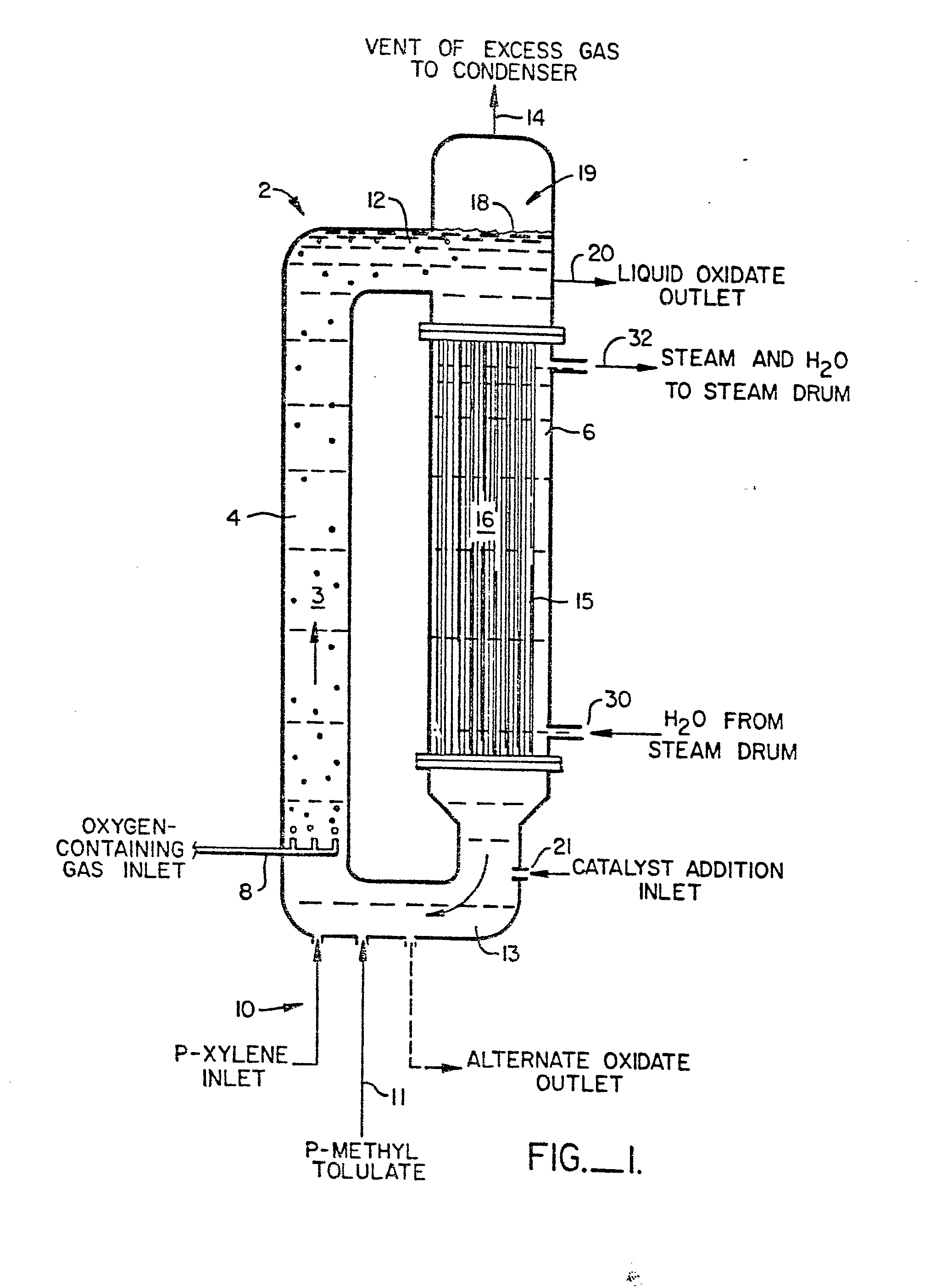Oxidation Reactor Patents Drawing Partial Methane Claims Sketch ...