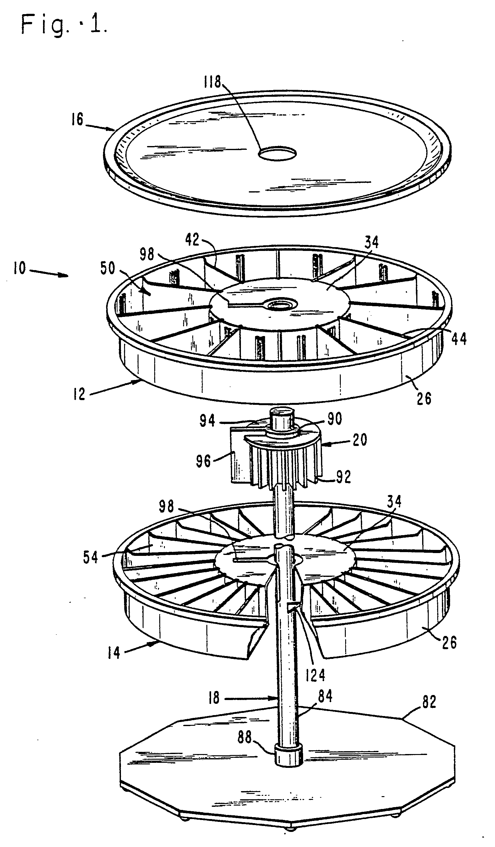 Patent EP0135585B1 - Kitting parts carousel system - Google Patents