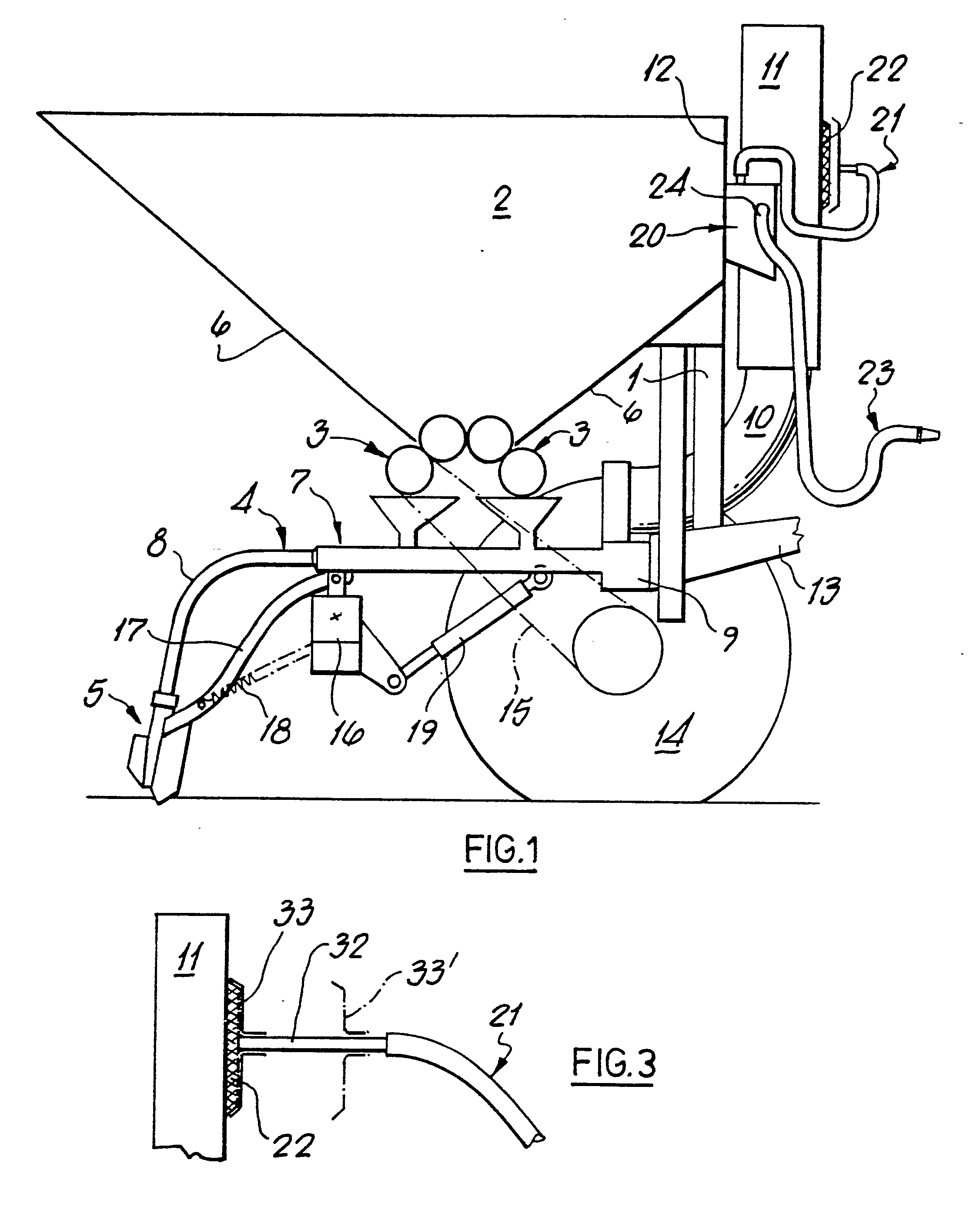 Patent EP0331302A1 - Pneumatic drills and fertilizer spreaders - Google ...