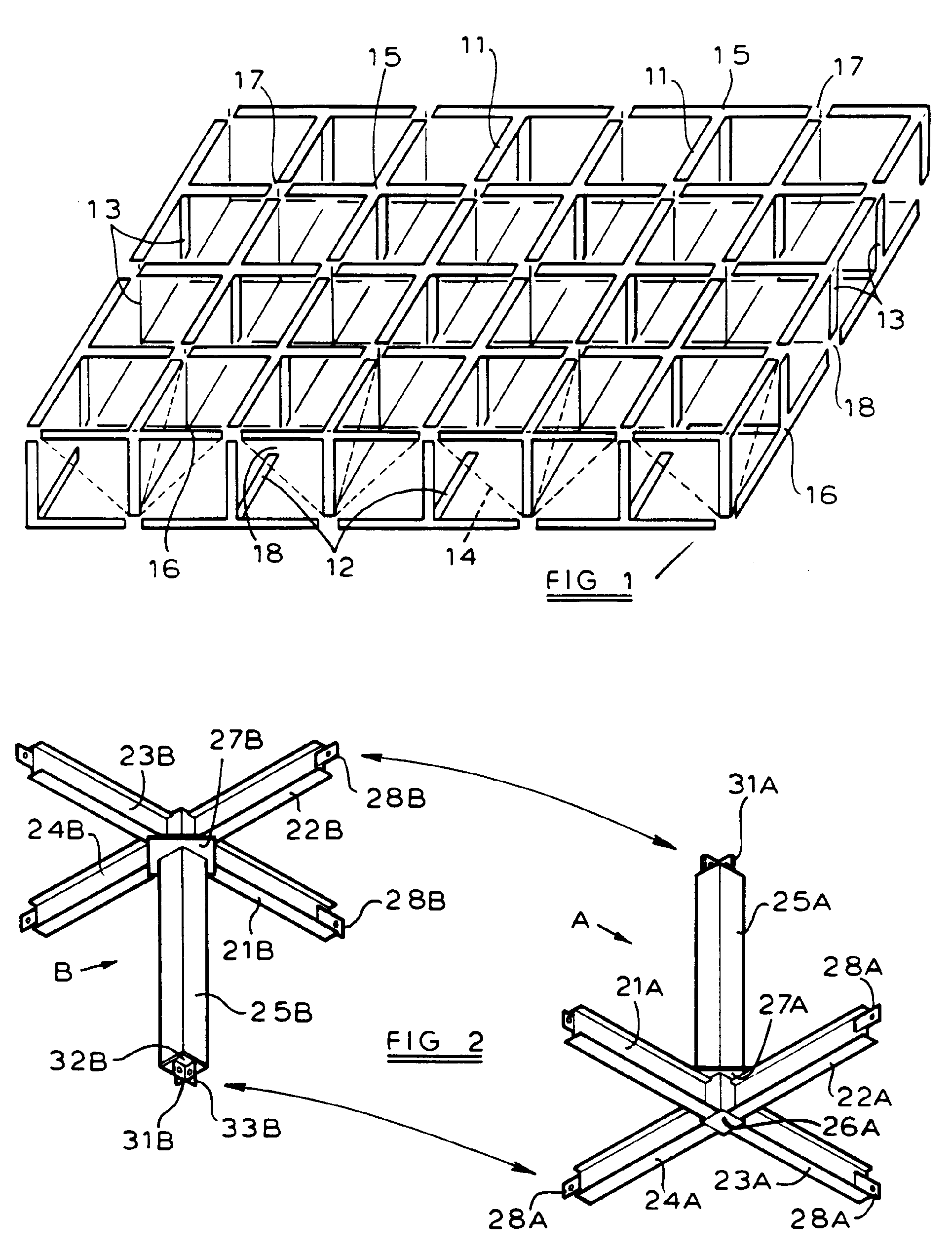 Patent EP0460004B1 - Space frame and module for its construction ...