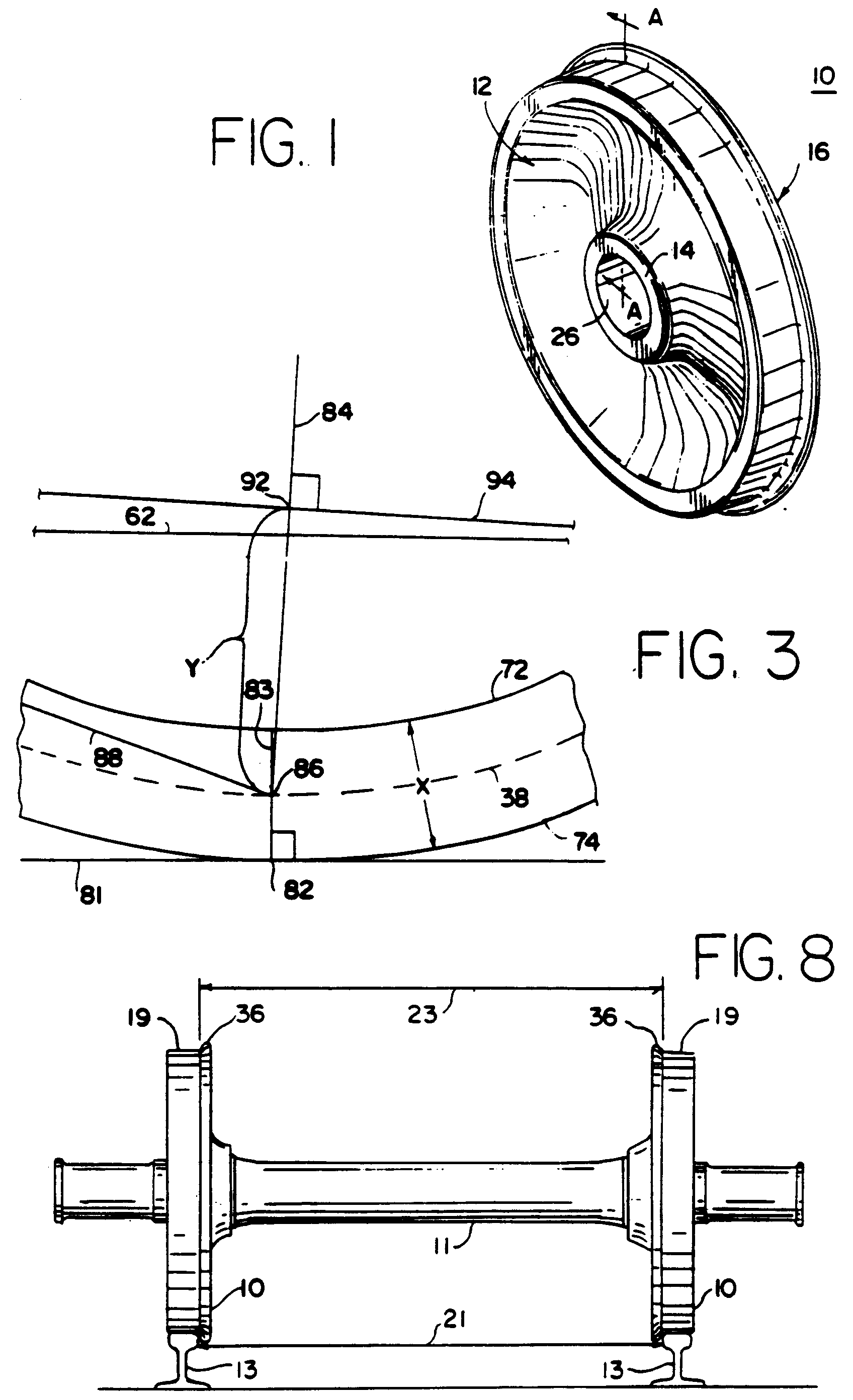Patent EP0616908B1 - Railway wheel - Google Patents