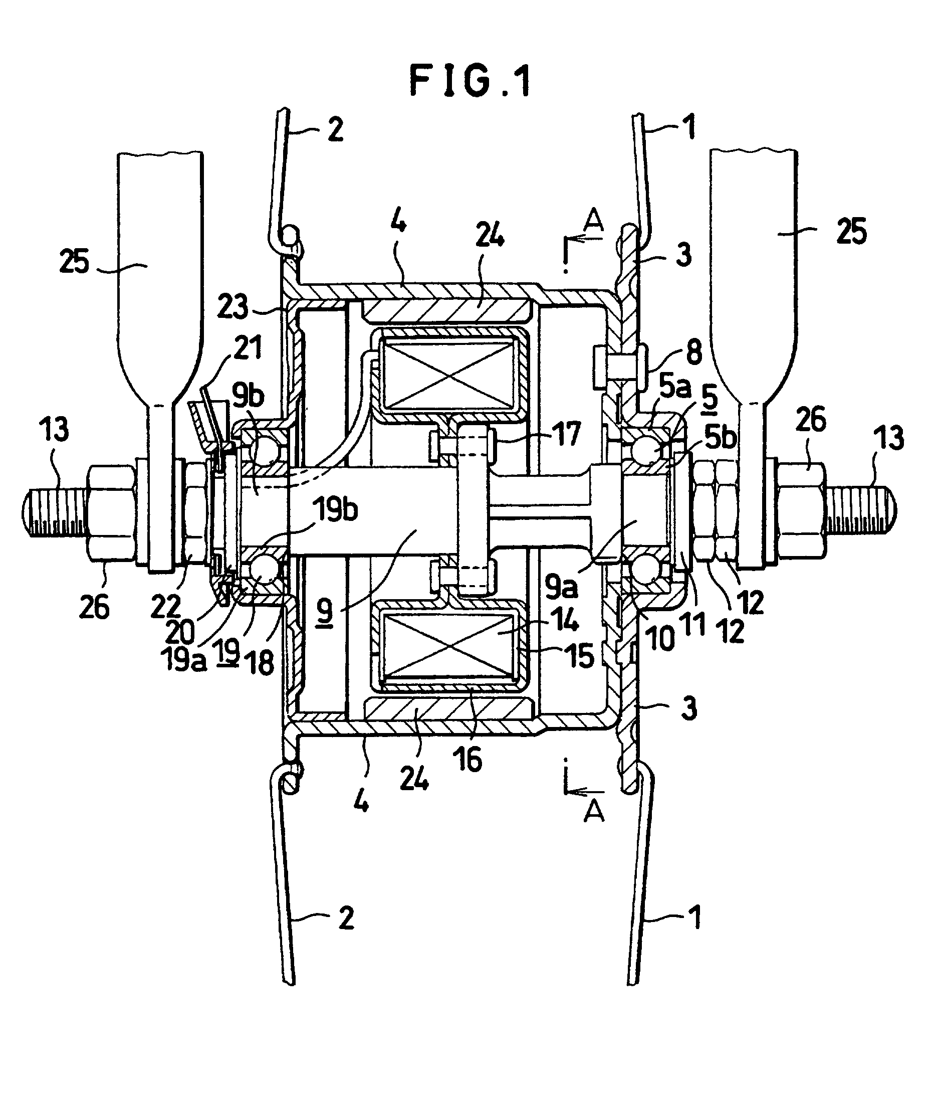 Patent EP0773157B1 - Hub dynamo for bicycle - Google Patents