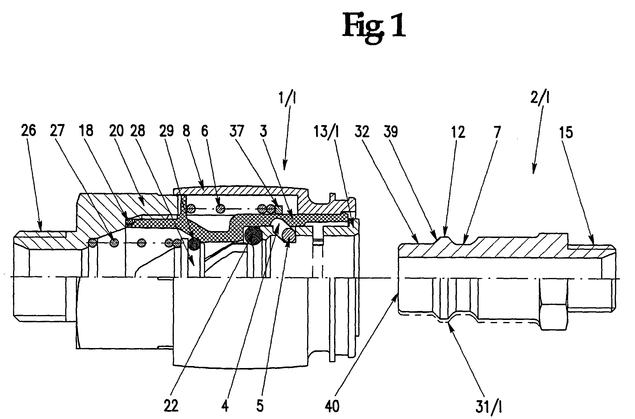 Patent EP0803676B1 - Quick connect coupling joint for hoses and ...