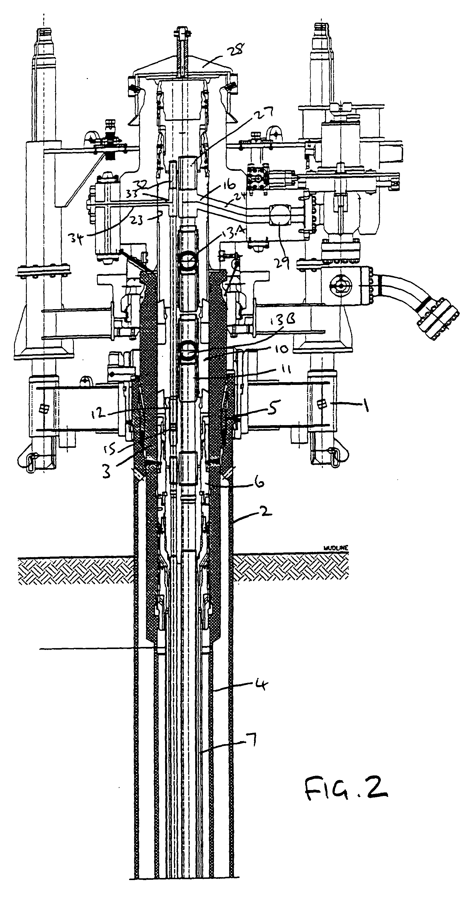 Wellhead Drawing Patents Assembly Sketch Coloring Page