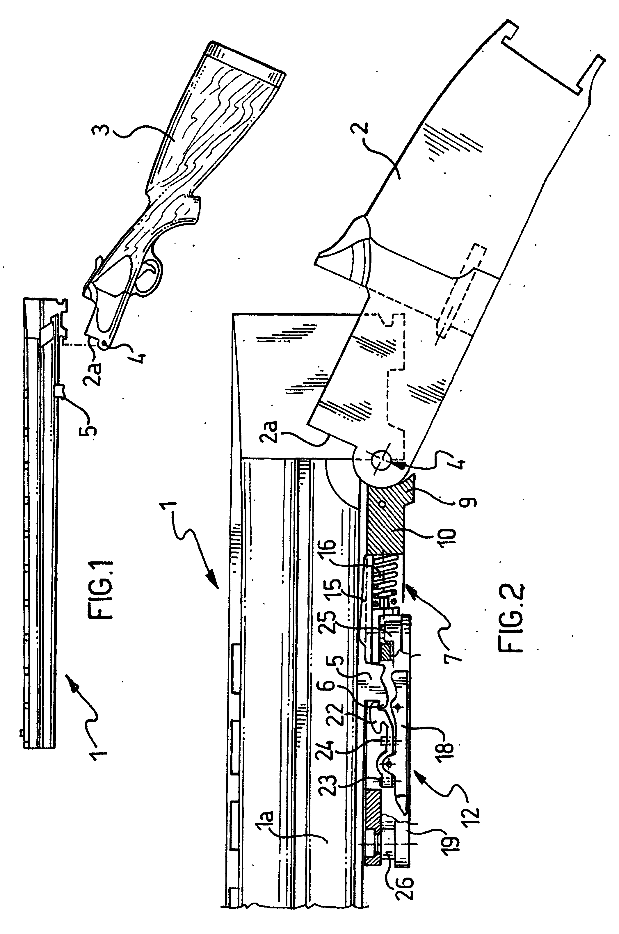 Patent EP0862040B1 - A break-action shotgun with a device for mass ...