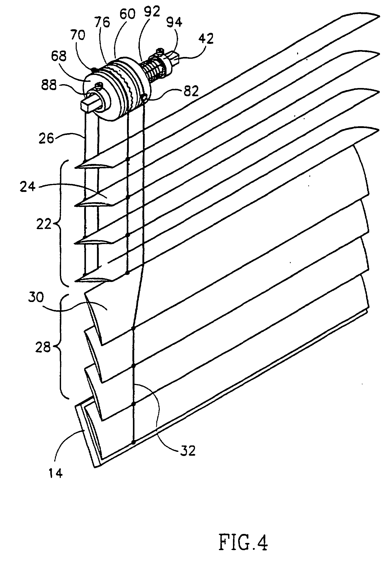 Patent EP0887507B1 - Tilting mechanism for a venetian blind - Google ...
