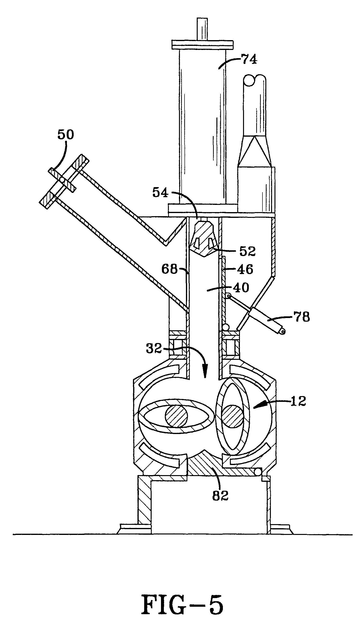 Patent EP0918605B1 - Internal mixer ram weight and hopper apparatus and ...