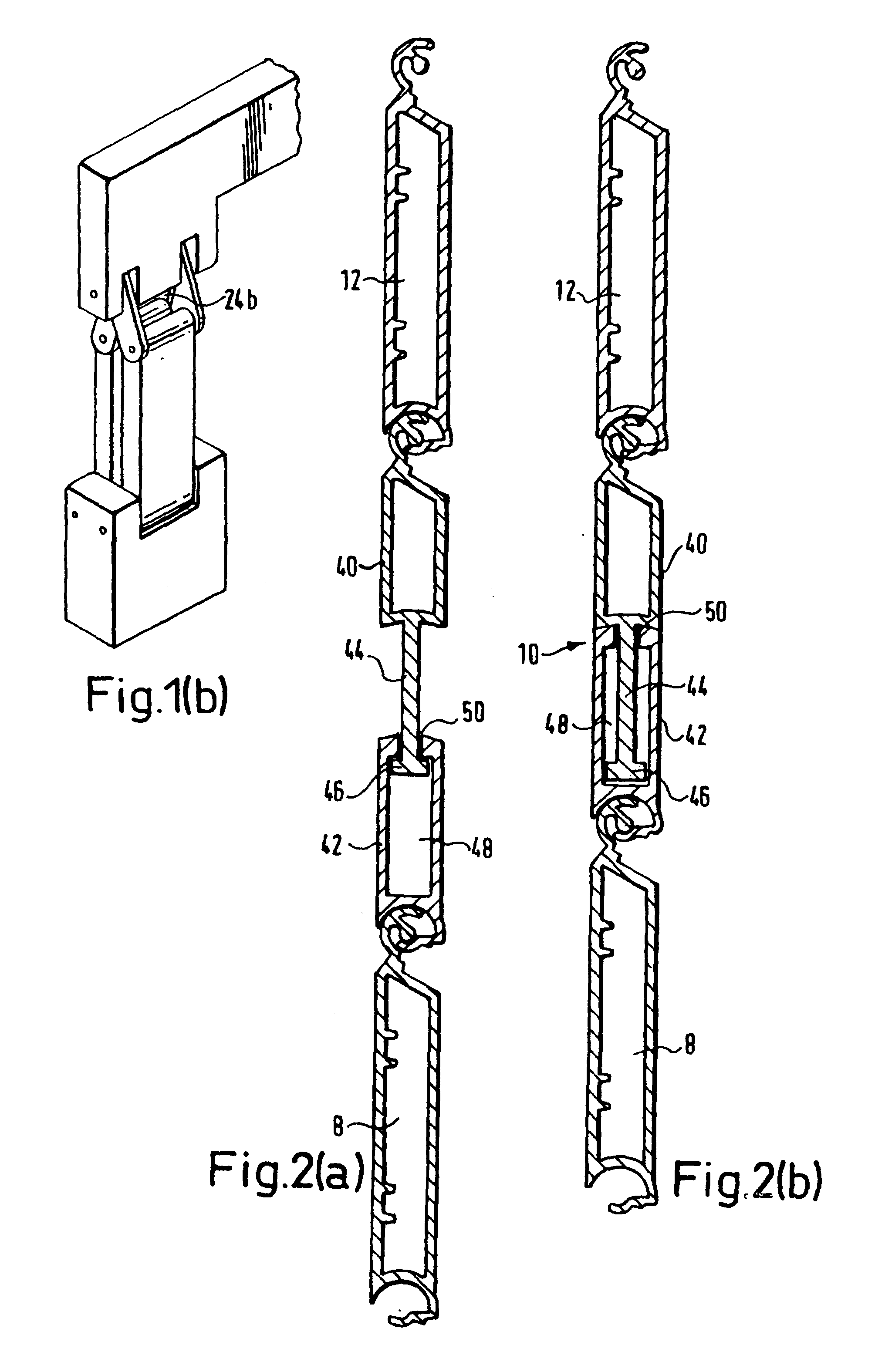 Patent EP0930417A2 - A roller shutter locking mechanism - Google Patents