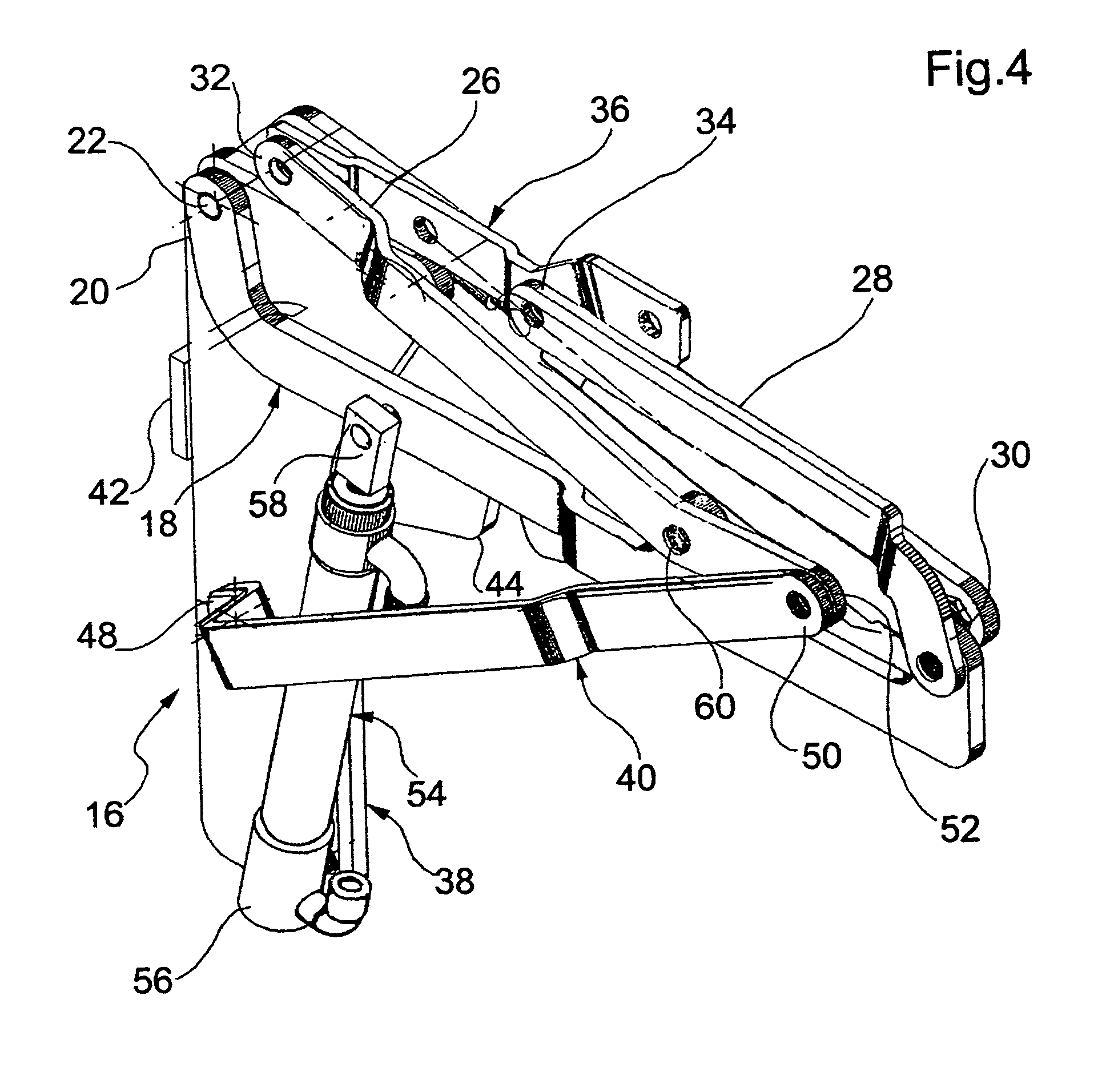 Patent EP1176043B1 - A boot lid mechanism for a convertible motor car ...