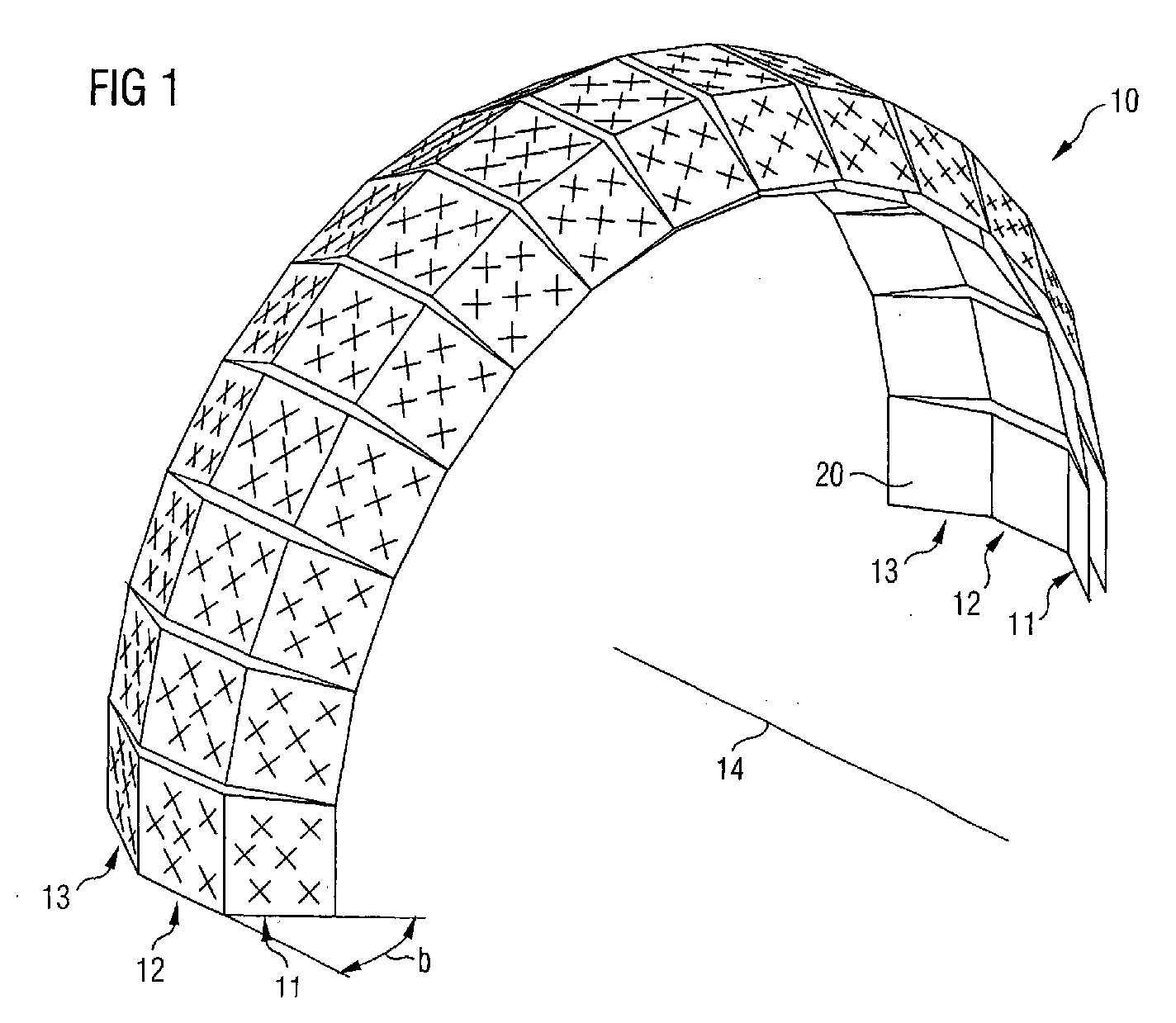Patent EP1271694A3 - A conformal phased array antenna - Google Patents